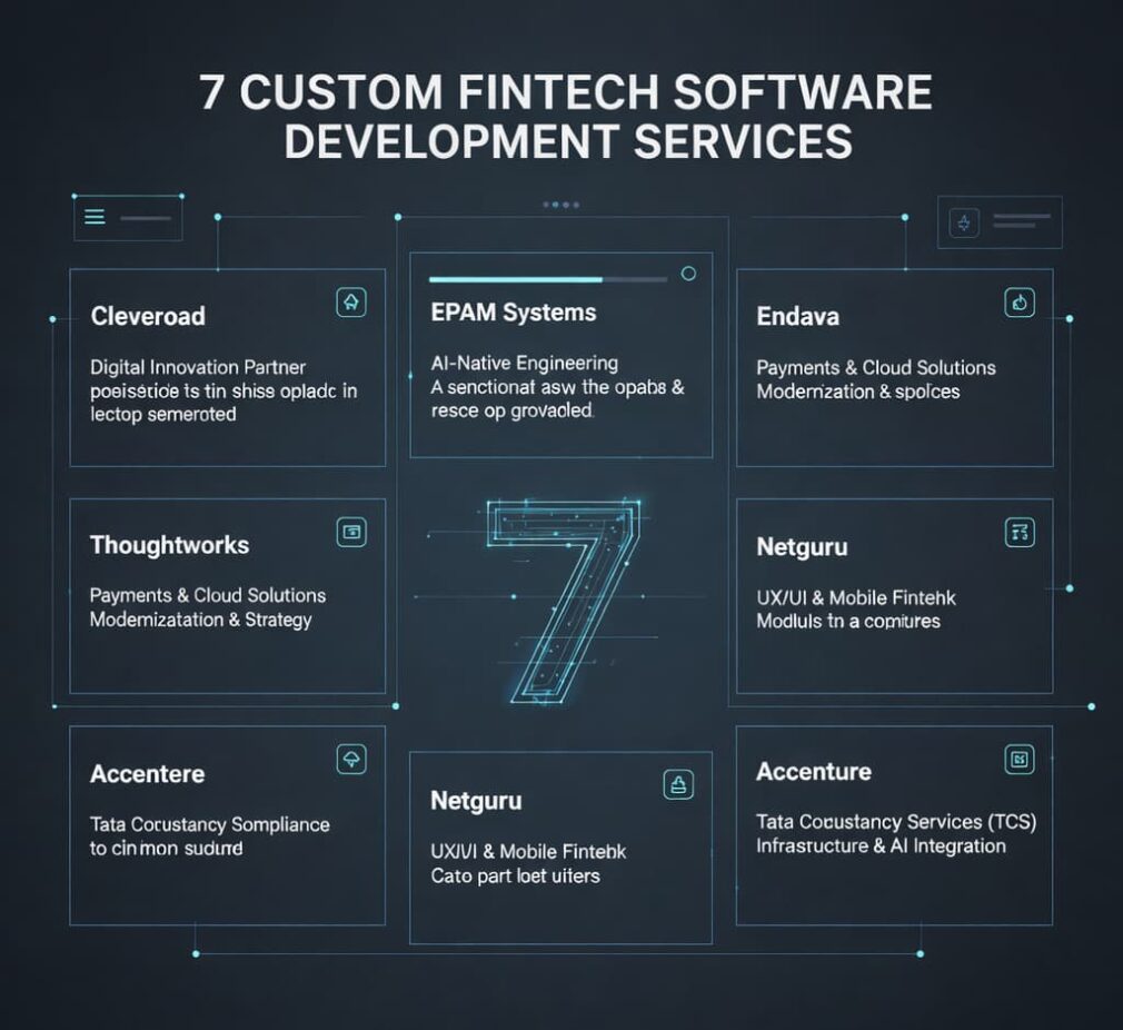 Best 7 Custom FinTech Software Development Services to Work With in 2026 - XI Vero